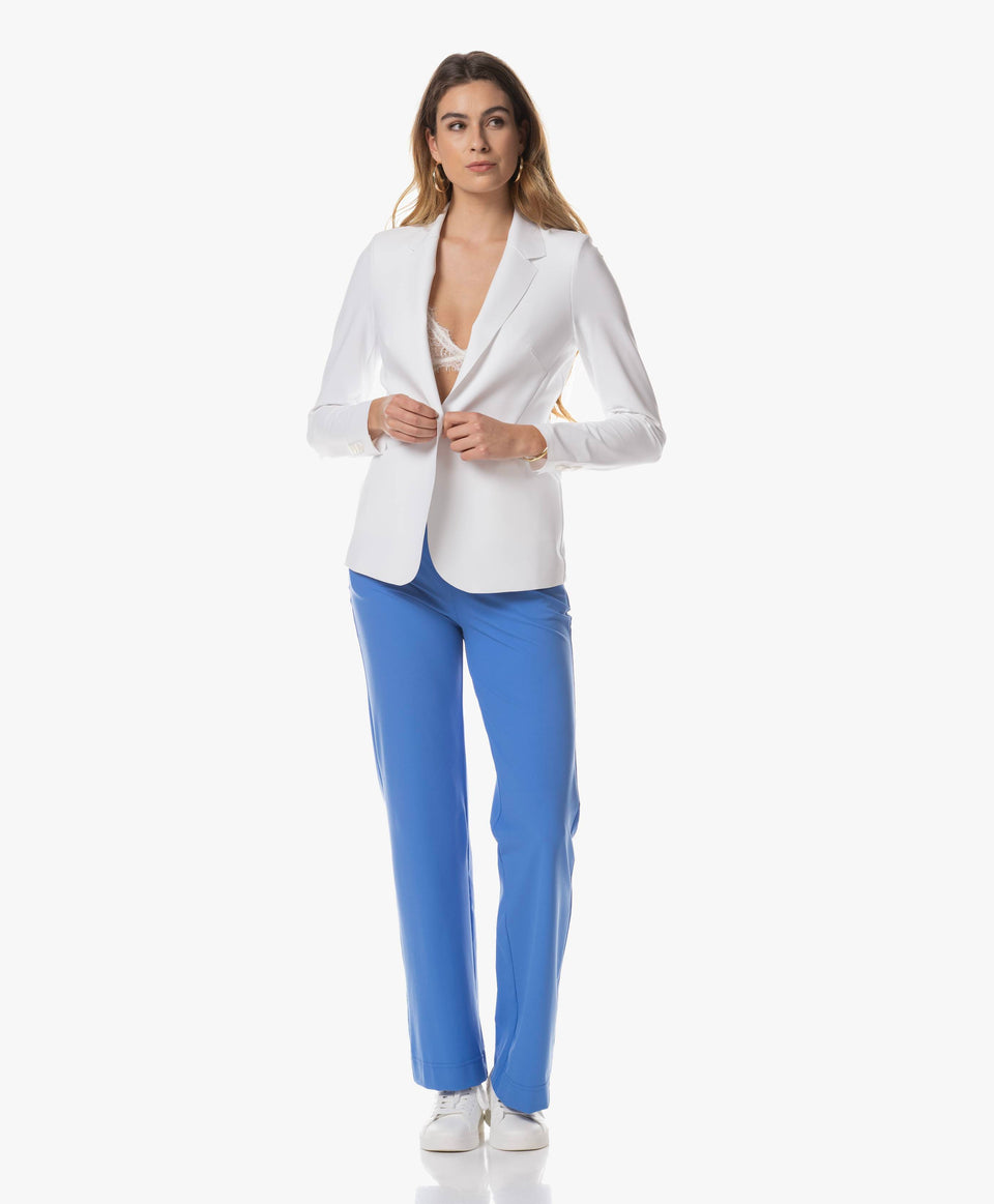 Blazer | Heavy travel jersey | Yanno | White | Japan TKY – JapanTKY