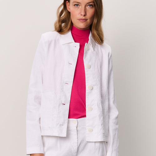 Jacket | Cotton Linnen | Shiyomi | Off White | Japan TKY – JapanTKY