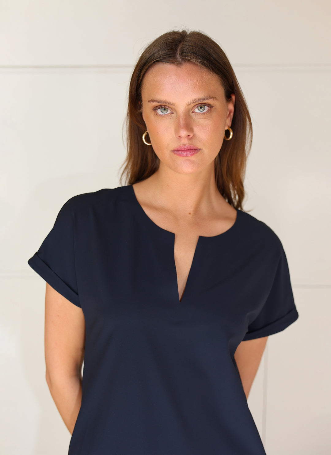 Dress | Regular Travel | Okichi | Black-Blue | Japan TKY – JapanTKY